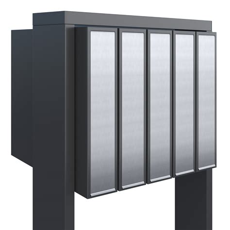 Boîtes aux lettres collectives Durabilité exceptionnelle Anthracite Bravios