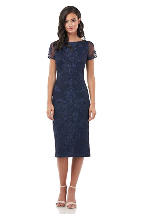 Short Sleeve Cocktail Dress Cocktail Dress Dress Embroidered Shift