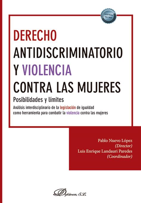 Librería Dykinson Derecho Antidiscriminatorio Y Violencia Contra Las