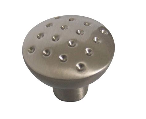 Bandq Satin Nickel Effect Round Internal Knob Cabinet Knob Departments
