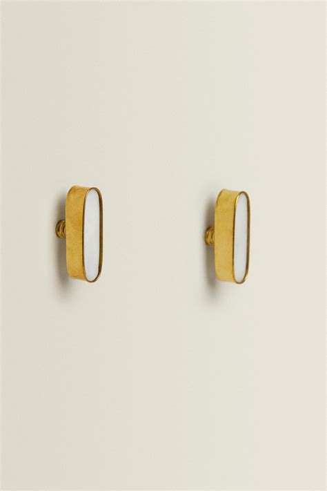 Zara Oval Marble Door Knob Pack Of 2 Big Apple Buddy