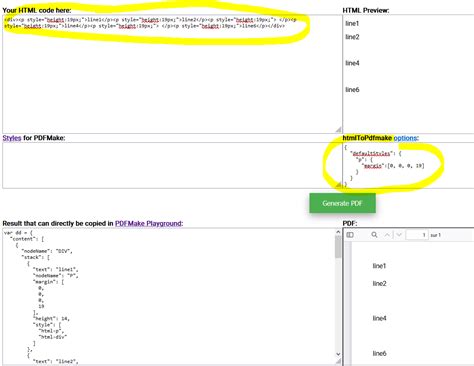 Render An Empty Tag Issue Aymkdn Html To Pdfmake Github