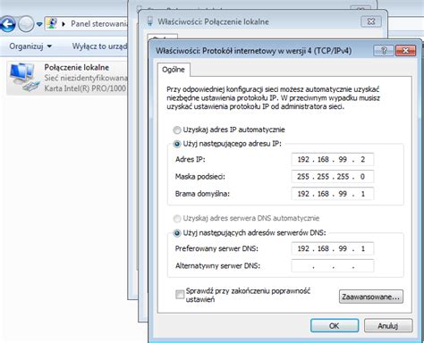 Konfiguracja DNS Na Stacji Windows