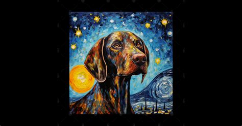 German Shorthaired Pointer Night German Shorthaired Pointer Posters