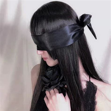 Silk Blinder Bdsm Bondage Eye Mask Satin Sex Cover Sleep Band Soft Tie