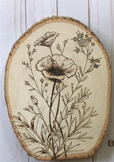 Flower Wood Burning Design Ideas WoodsInfo