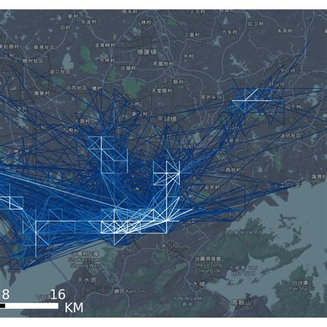 Transbigdata Visualizes Taxi Trip Ods And Displays Basemaps With Download Scientific Diagram