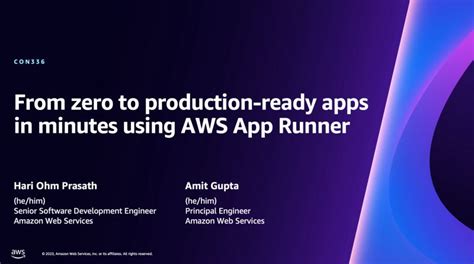 Hari Ohm Prasath Rajagopal On Linkedin Join Us At Aws Reinvent For An Insightful Chalk Talk On