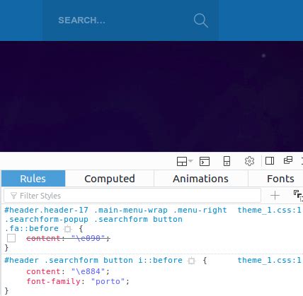 Html Font Awesome Icon In Search Box Not Loading Stack Overflow