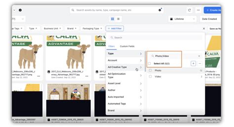 ‎filter And Sort Assets Sprinklr Help Center
