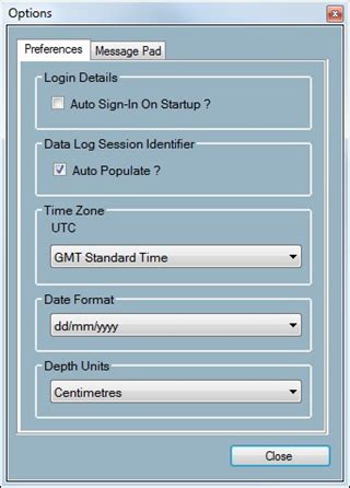 RD Manager Menu Radiodetection Support