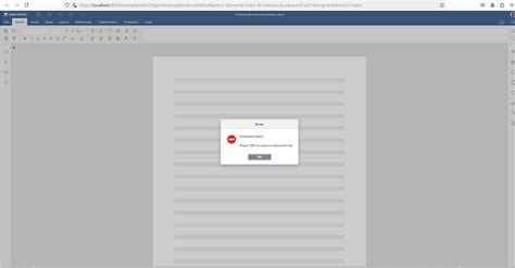 Error Message When I Try To Open A Document Download Failed Press Ok To Return To Document