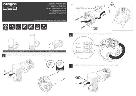 Integral Ilded053 Stainless Steel Spot Light Installation Instructions