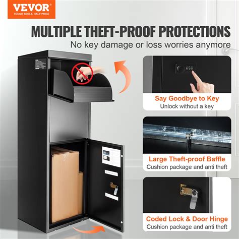 Vevor Package Delivery Boxes For Outside Delivery Box 13 9x11 6x42