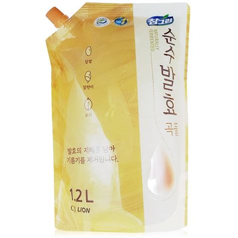 참그린 순수발효 곡물리필 1200ml 주방세제