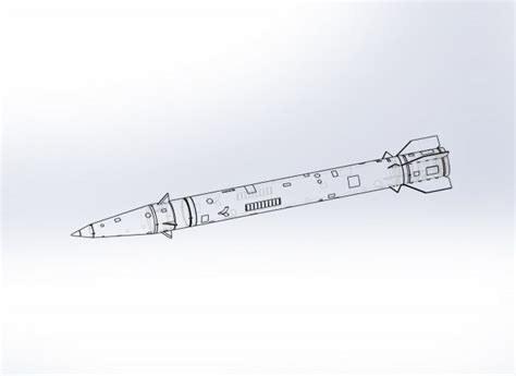 Of A Short Range Ballistic Missile Modèle 3d In Autre 3dexport