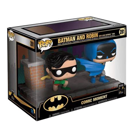 Funko Pop Comic Moment Dc Comics Batman And Robin 281 Original Moça