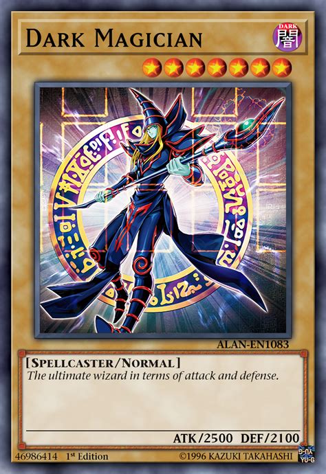 Dark Magician [8th Artwork] By Alanmac95 On Deviantart