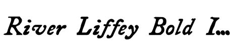 River Liffey Font Webfont And Desktop Myfonts