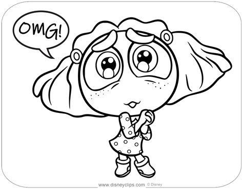 Inside Out Coloring Pages In Pdf Disneyclips Com