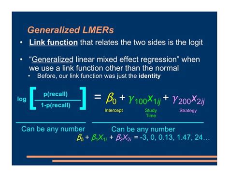 Mixed Effects Models Logit Models Ppt