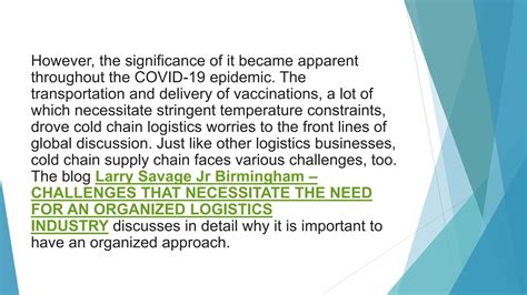 Strategies For A Resilient Cold Chain Supply Chain For Cargo Safety Ppt