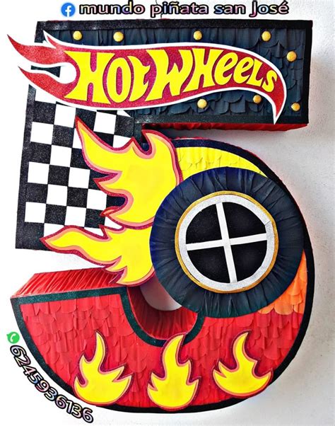 Piñata Auto 🚙 Fiesta De Hot Wheels Cumpleaños De Hot Wheels Fiesta