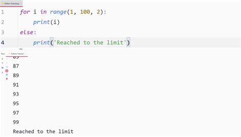 Python For Loop — Tutorialbrain