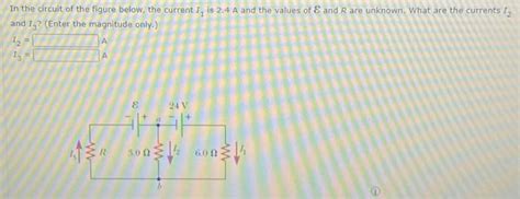Solved In The Circuit Of The Figure Below The Current I Is Chegg