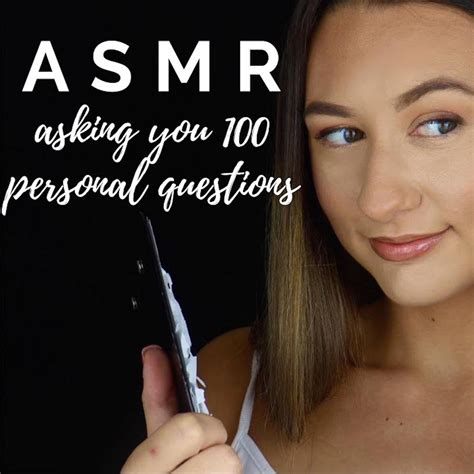 ‎asking You 100 Personal Questions By Lottieloves Asmr On Apple Music