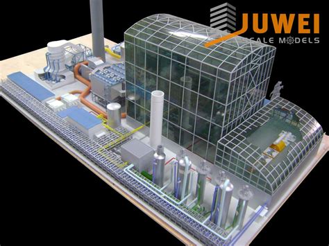 Industrial Machinery Model Making Of Power Plant JW 58 Industrial