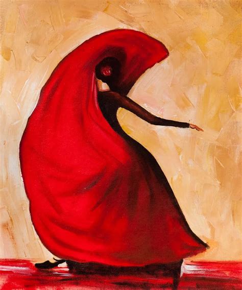 Original Oil Paintings Reproduction Flamenco Justyna Kopania S Dancing