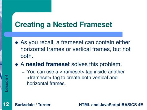 Ppt Lesson Html Structural Design Techniques Powerpoint