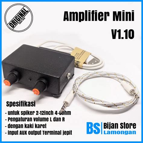 Jual KODE J49R Power Mini Audio Miniatur Sound System V11 Shopee