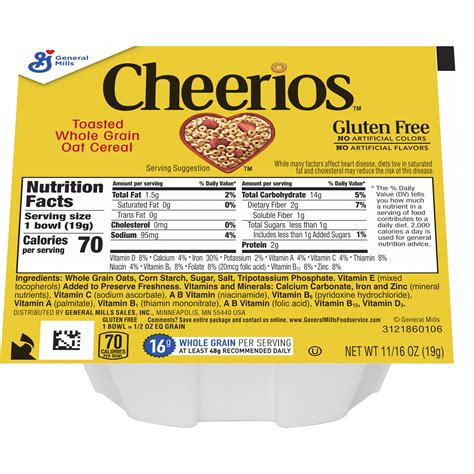 Cheerios Gluten Free Cereal 12 Oz Box Meijer 60 Off