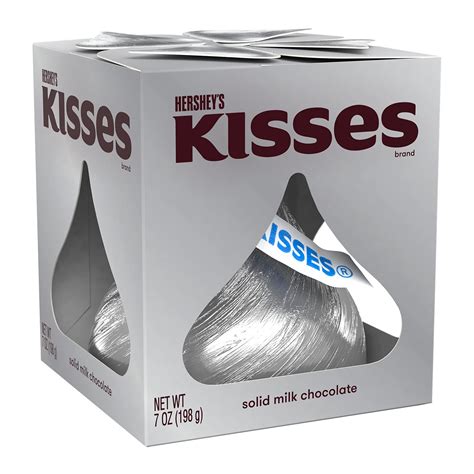 Buy Hersheys Kisses Solid Milk Chocolate Candy Valentines Day 7 Oz