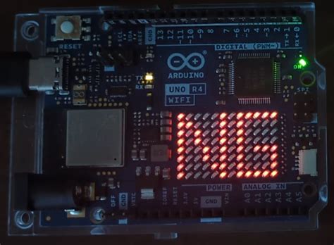 Arduino Uno R4 Wifiで現在時刻をntpサーバーから取得してledマトリクスにスクロール表示させる方法 電気屋ときどき何で