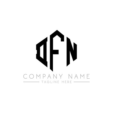 Dfn Letter Logo Design With Polygon Shape Dfn Polygon And Cube Shape