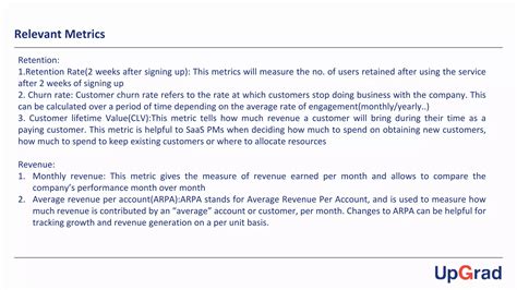 Identifying Metrics Ppt