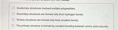 Solved Quaternary Structures Involved Multiple