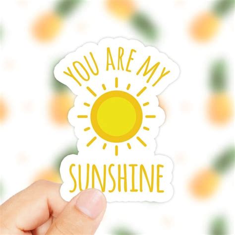 Sunshine Sticker Etsy