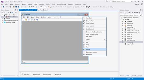 Keep It Simple Tutorial Penggunaan MDI Parent Form Dan MenuBar Pada Program Bahasa Pemrogram