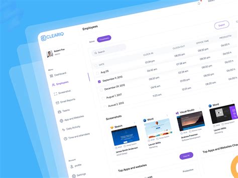 Hrm Employee Timesheet Dashboard Uiux Design Behance