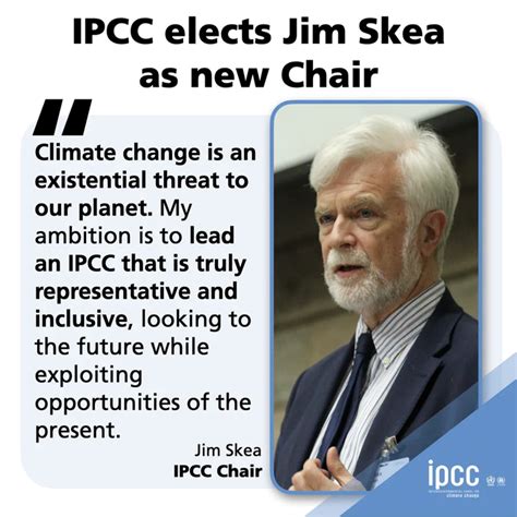 吉姆·斯基当选为政府间气候变化专门委员会（ipcc）新一任主席 知乎