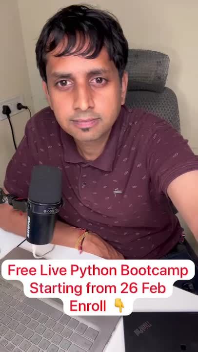 deepak goyal on linkedin free 2 weeks long python live classes share