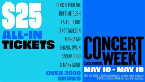 Jenna Erdmann On Linkedin Live Nation Concert Week Powered By Tm1 Events