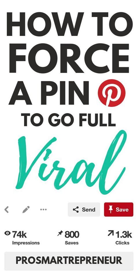 Best 12 Viral Pin Checklist How To Force A Pinterest Pin To Go Viral