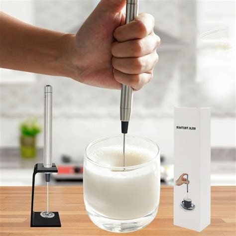 Milk Frother Handheld Battery Operated Foot Massager Electric Drink