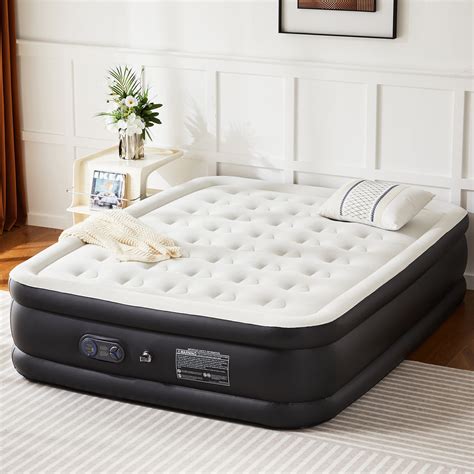Ebern Designs 18 Inch Air Mattress Bed With Built In Pump Blow Up
