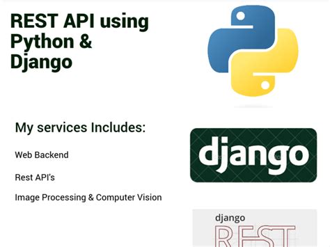 Rest Api For A Web And Mobile Application By A Django Backend Developer Upwork